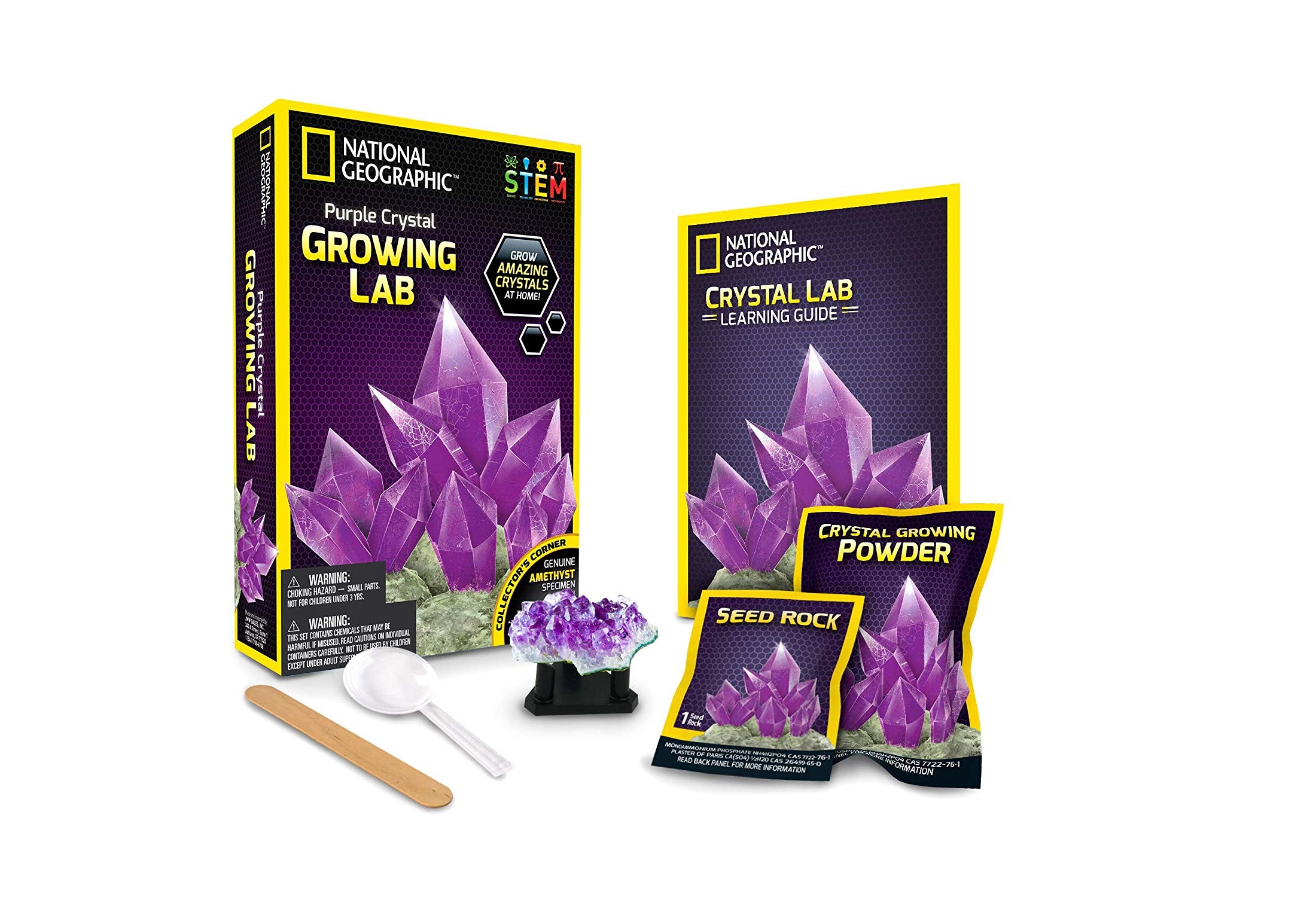 Purple Crystal Growing Lab - Jot Down Kids